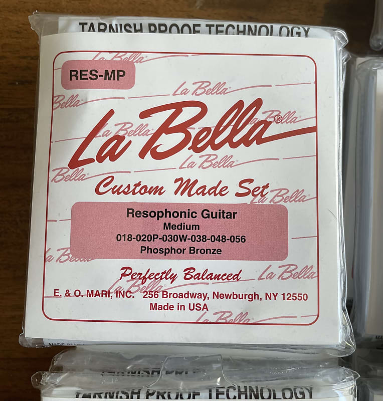 La Bella Resophonic Guitar Strings - 19 sets | Reverb