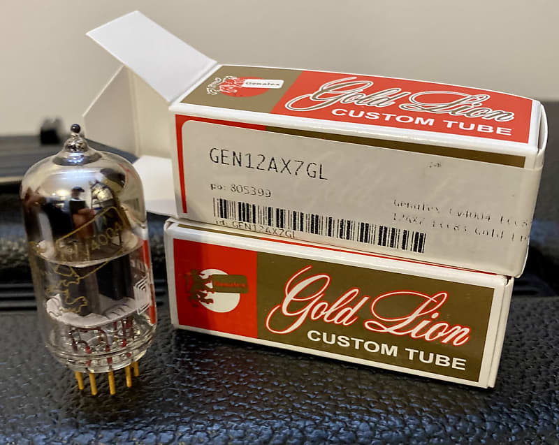 Genalex GEN 12AX7 Gold Lion Preamp Tubes (2) | Reverb