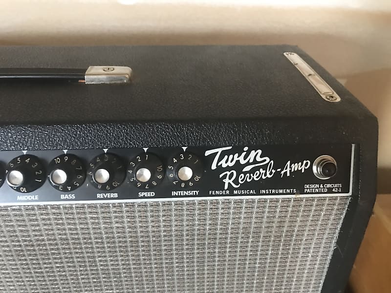 Fender Twin Reverb 77 Black face | Reverb