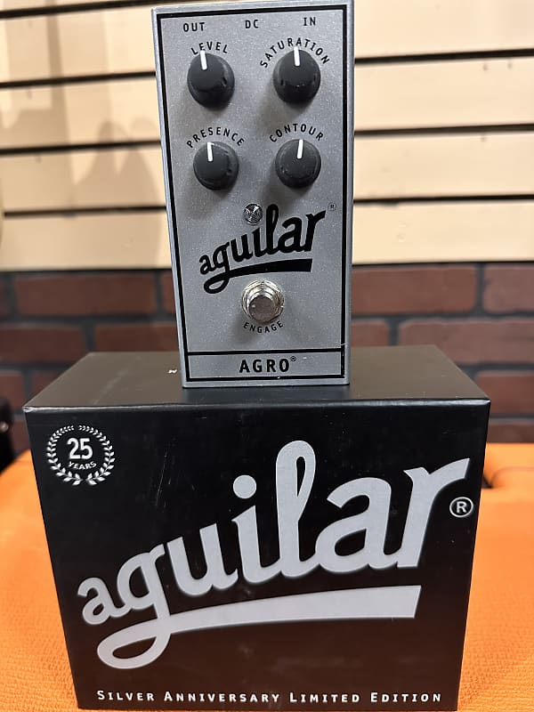 Aguilar AGRO Overdrive 25th Anniversary Edition 2020 - Silver | Reverb