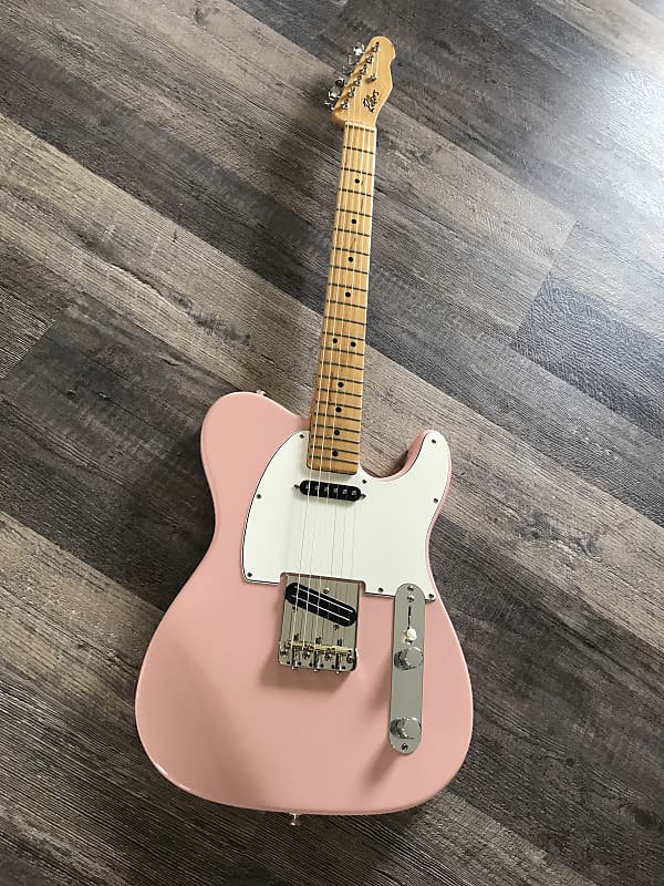 Warmoth Rutters Telecaster Shell Pink Strat Contours Bill | Reverb
