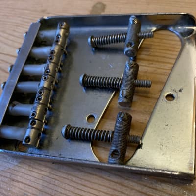 Fender Telecaster 1959 original Top Loader Bridge - modified | Reverb