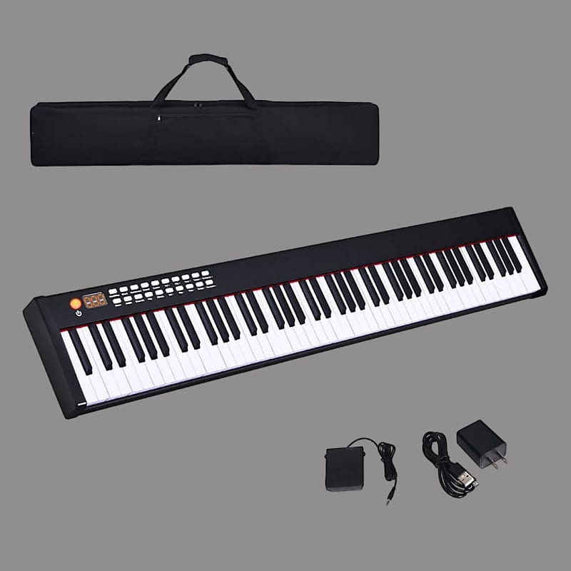 BXII 88 Key Digital Piano MIDI Keyboard Perform W/ Pedal | Reverb