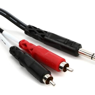 Hosa CMR-210 Stereo Breakout Cable - 3.5mm TRS Male to Left | Reverb