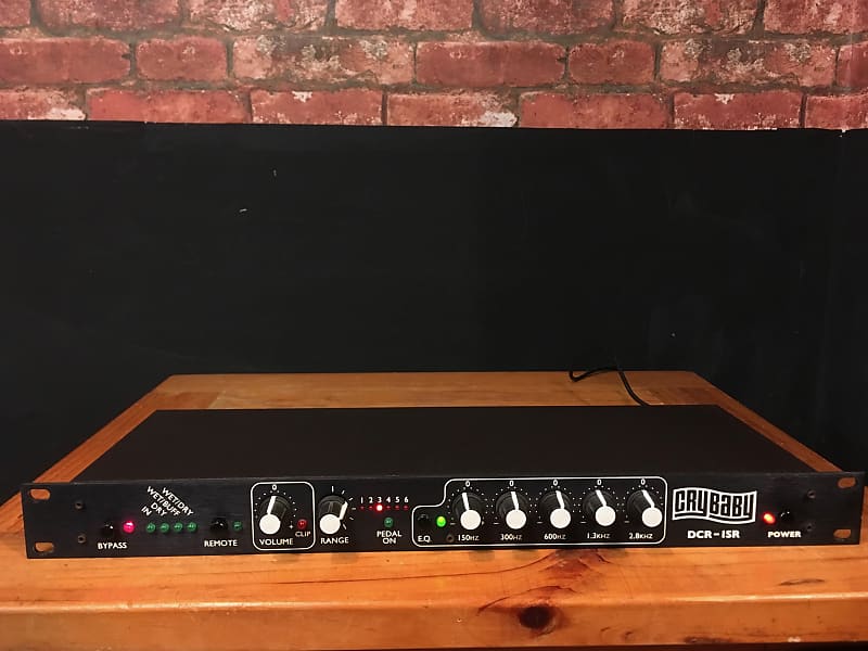 Dunlop DCR-1SR Crybaby Rack Rackmount Wah with DCR-1FC Foot | Reverb