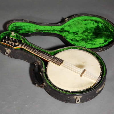 Gibson Mandolin Banjo MB4 1920's - w/OHSC | Reverb