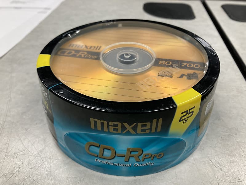 New Old Stock Vintage Japan made Maxwell CD-Rpro 25 pack | Reverb