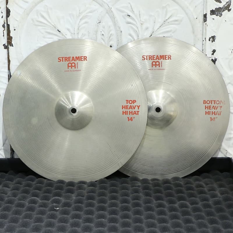 Used Meinl Streamer Hi-Hat Cymbals 14in (976/1074g) | Reverb