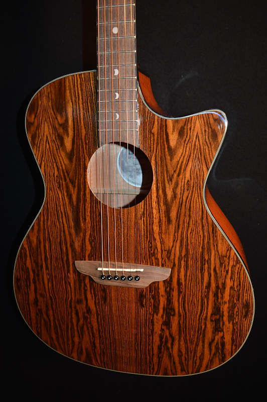 Luna Gypsy Exotic Caidie Grand Concert Acoustic Electric | Reverb