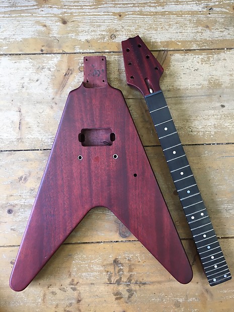 Warmoth Flying V body and neck | Reverb
