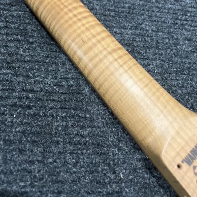 Warmoth Neck Roasted AAAAA Flame Maple | Reverb