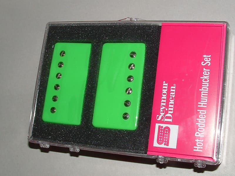 Seymour Duncan SH-4 and SH-2n Hot Rodded Humbucker Set (Lime | Reverb