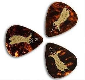 PRS Classic Tortoise Shell Celluloid Picks 12-Pack - Heavy | Reverb