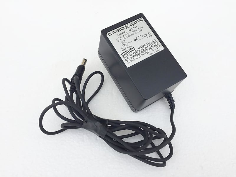 Genuine Casio AD-5U 9V Power Supply Adapter Cord| (CZ, MT, | Reverb