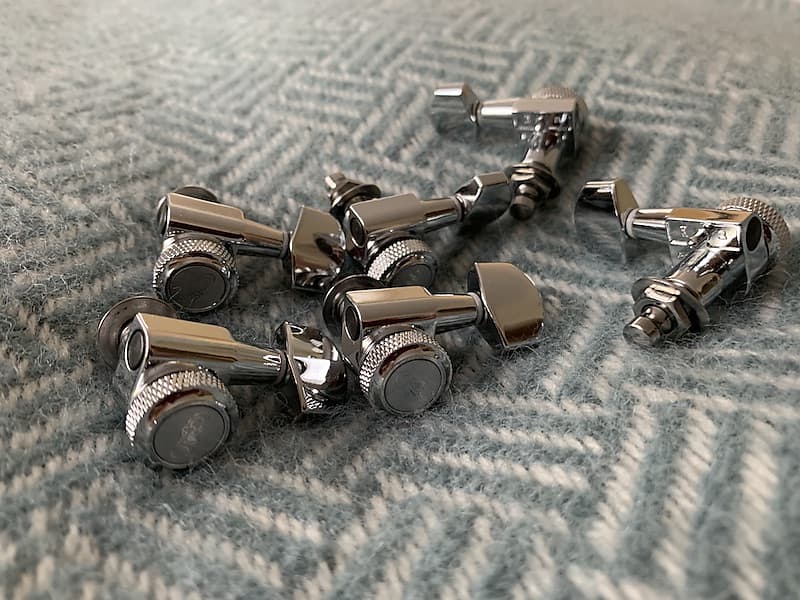 G&L locking tuners, chrome, RH | Reverb