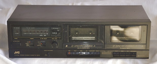 JVC double cassette deck TD-W103 1980s | Reverb