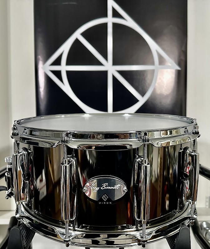 Dixon Gregg Bissonette Signature, 6.5″ x 14″ Steel | Reverb