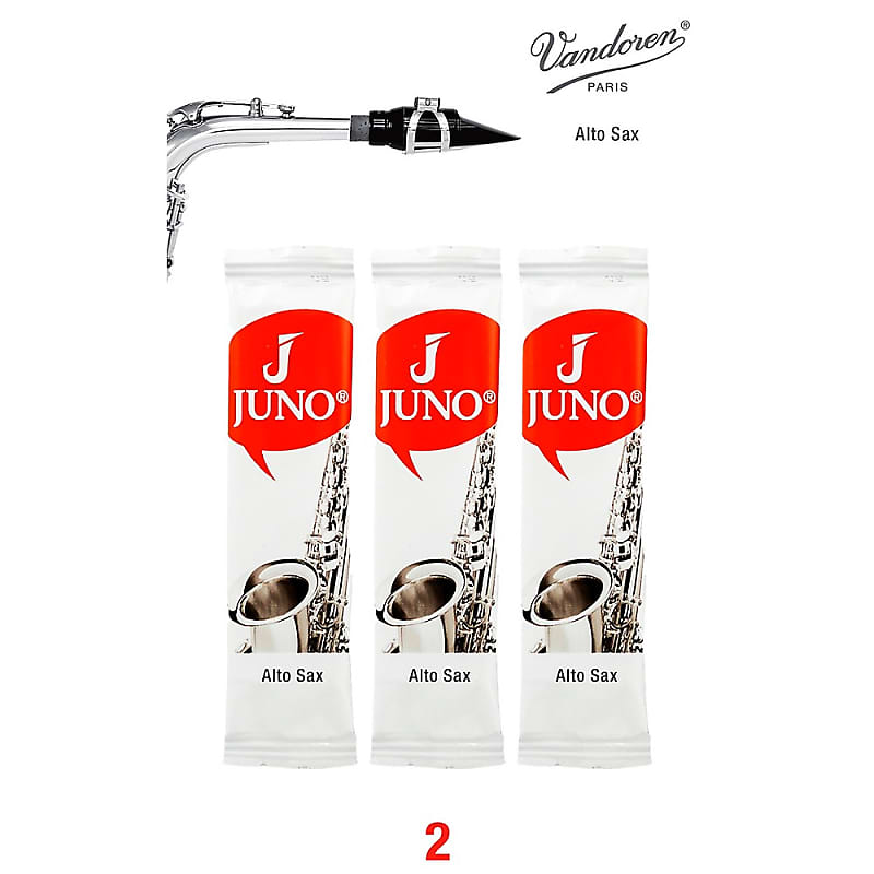 Vandoren JUNO Alto Sax, 3 Reed Card 2 | Reverb