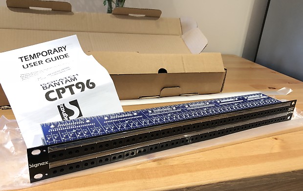 Signex CPT96D25 Isopatch Bantam Patchbay Rear D Sub Silver | Reverb