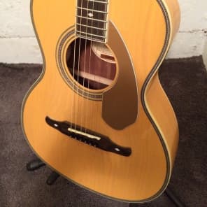 Fender Ron Emery Loyalty Parlor Butterscotch Blonde acoustic | Reverb