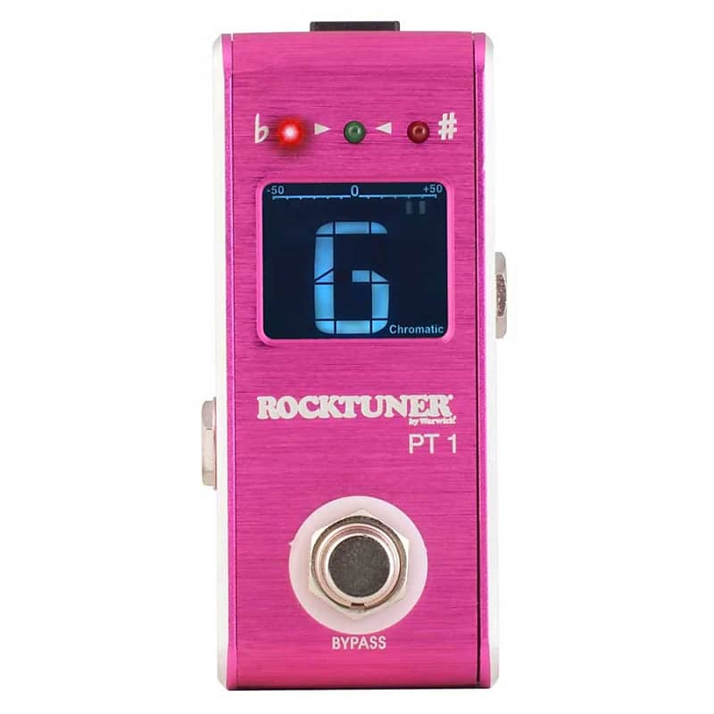 Rockbag RT PT 1 Pedal Tuner Hot Pink | Reverb