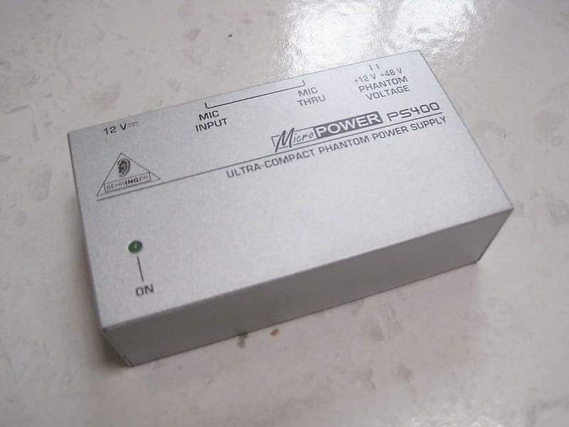 Behringer Micro Power PS400 Phantom Power Suppy PS 400 | Reverb Canada