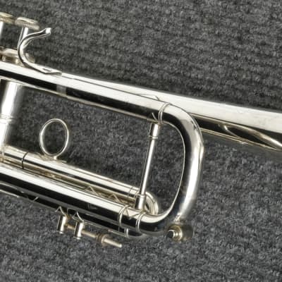 Bach Stradivarius Model 37 Bb Trumpet Silver-Plated Reverse | Reverb