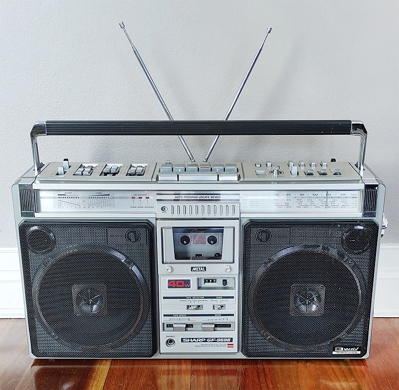 Vintage Sharp GF9696 Ghetto Blaster Boom Box | Reverb