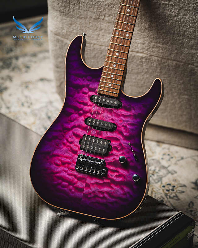 Schecter USA Custom Shop Sunset Custom II SSH QMT-Electric | Reverb