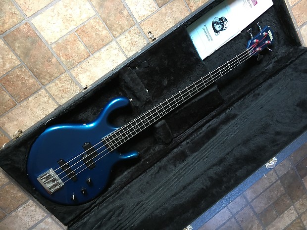 Vintage 1991 M.V. Pedulla USA MVP 4 String Blue 24 Fret | Reverb