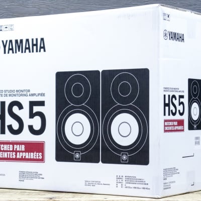 Yamaha HS5 Matched Pair 2-Way Bi-Amp 5" Woofer Powered | Reverb Canada