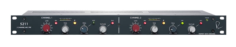 Rupert Neve Designs 5211 Two Channel Microphone Preamp | Reverb