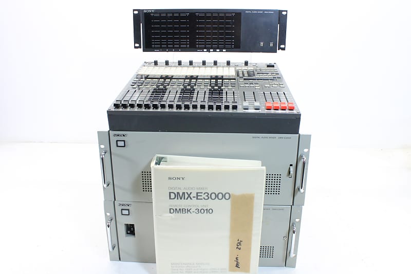 Sony Digital Audio Mixer DMX-E3000 with Service Manual | Reverb