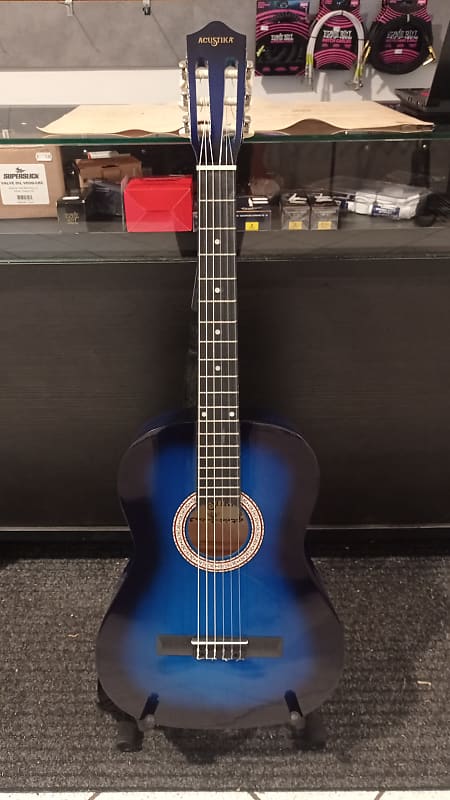 Acustika chitarra classica 4/4 - blu | Reverb