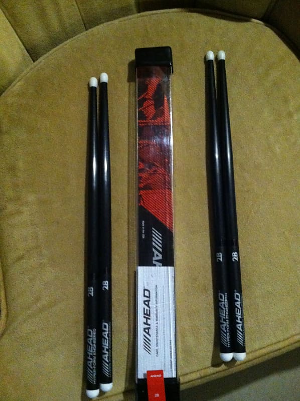 Ahead Drumsticks - 2B Two Pair | Reverb