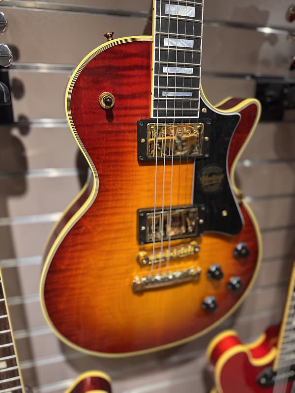 Heritage Custom Core H-157 Maple Top Dark Cherry Sunburst | Reverb