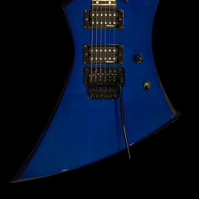 Jackson Kelly PS6T Performer - Trans Blue Flame - MIJ - Made | Reverb