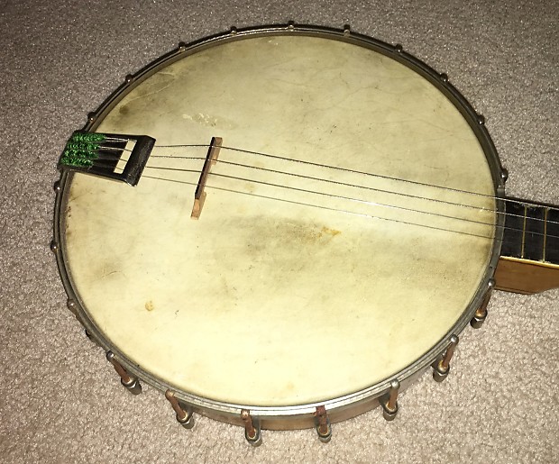 Vintage 1920s Slingerland 204 Open Back 4-String Tenor Banjo | Reverb