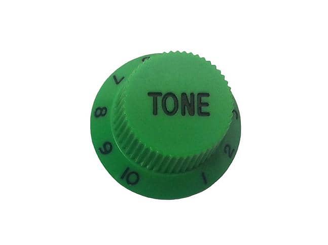 Stratocaster control knobs (metric size) - Green / Tone | Reverb