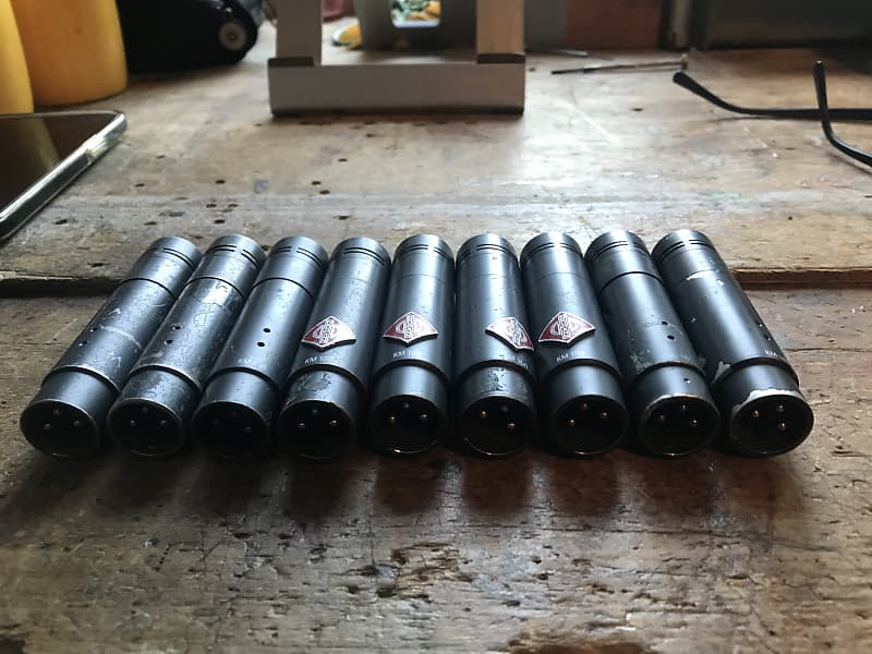 9 X Neumann KM100 with AK40 capsule ( KM140) | Reverb