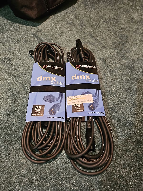 American DJ ADJ 25FT 3-Pin DMX Cable [AC3PDMX25] | Reverb