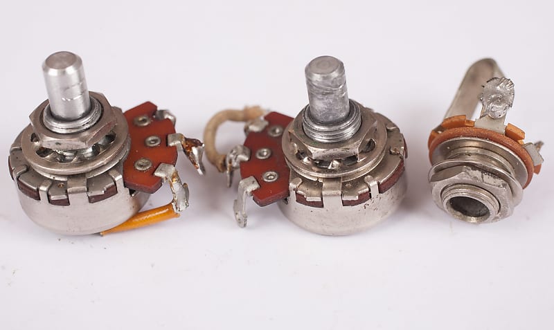 Fender Jazzmaster Stackpole Pots and SK Cap 1962 | Reverb