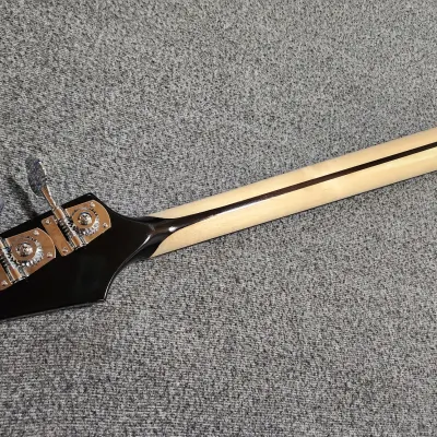 C Stroh Custom Handbuilt "P-bird" Style Bass 2022 Nitro Black | Reverb