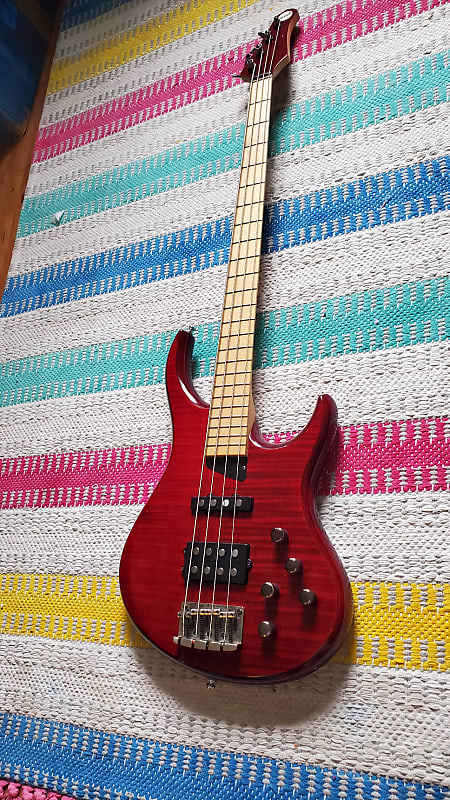 MTD Kingston Heir 4 String Maple Fretboard 2000s Red | Reverb