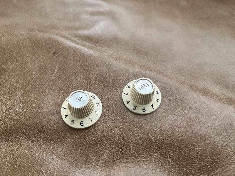 Vintage Fender Witch Hat Knobs 1965 | Reverb