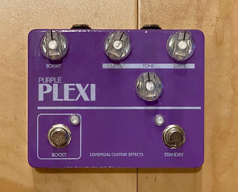 Lovepedal Purple Plexi Plus Boost 2021 Purple/White | Reverb