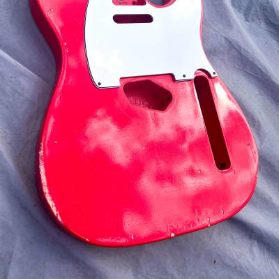 TELE BODY Fiesta Red *Premium LiteWeight RELIC Nitro lacquer | Reverb