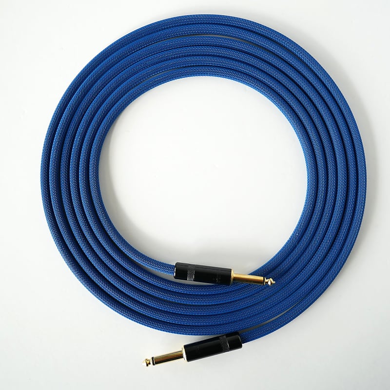 JS 12 ft. New Mogami 2524 Inst. Cable, Midnight Blue TFlex, | Reverb