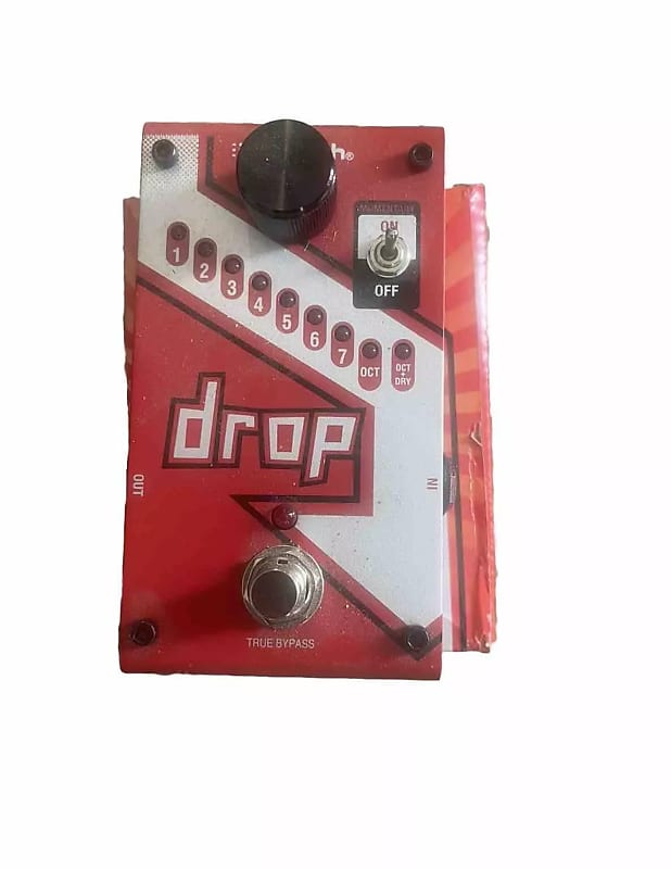 DigiTech Drop Compact Polyphonic Pitch-Shifter 2010s - Red | Reverb