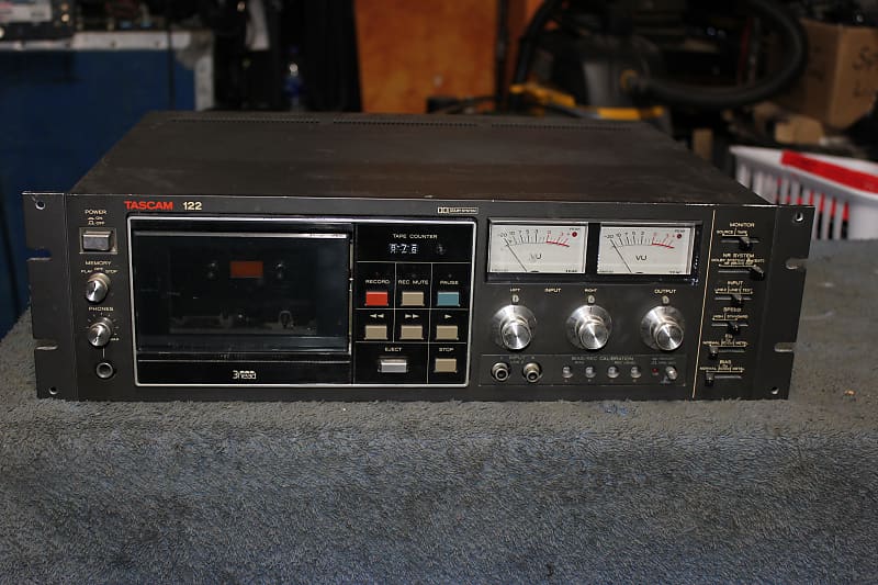 TASCAM 122- 3 Head Rack Mounted Stereo Cassette Recorder | Reverb